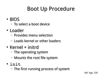 Linux fundamental - Chap 11 boot | PPT