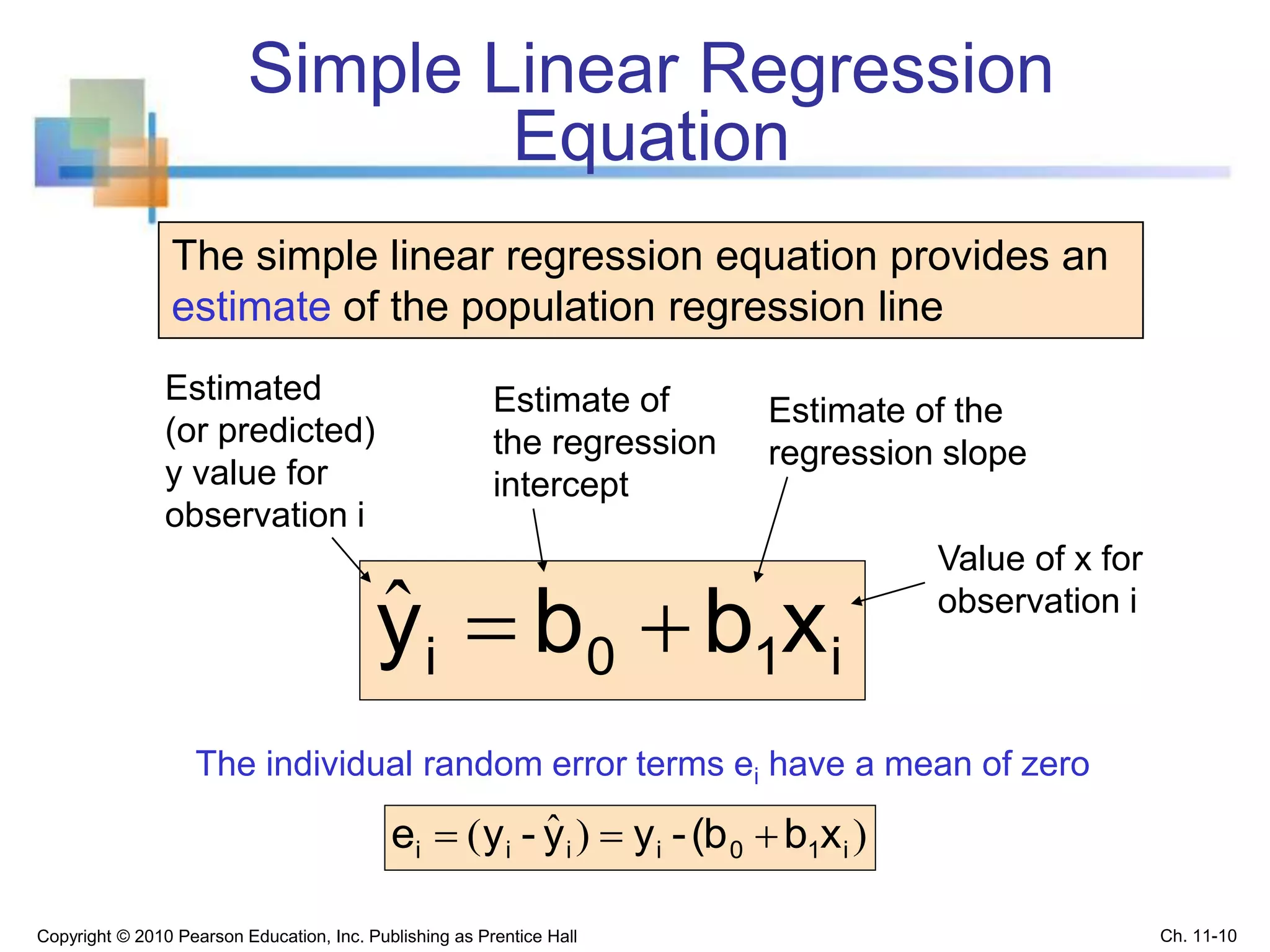 Chap11 simple regression | PPTX