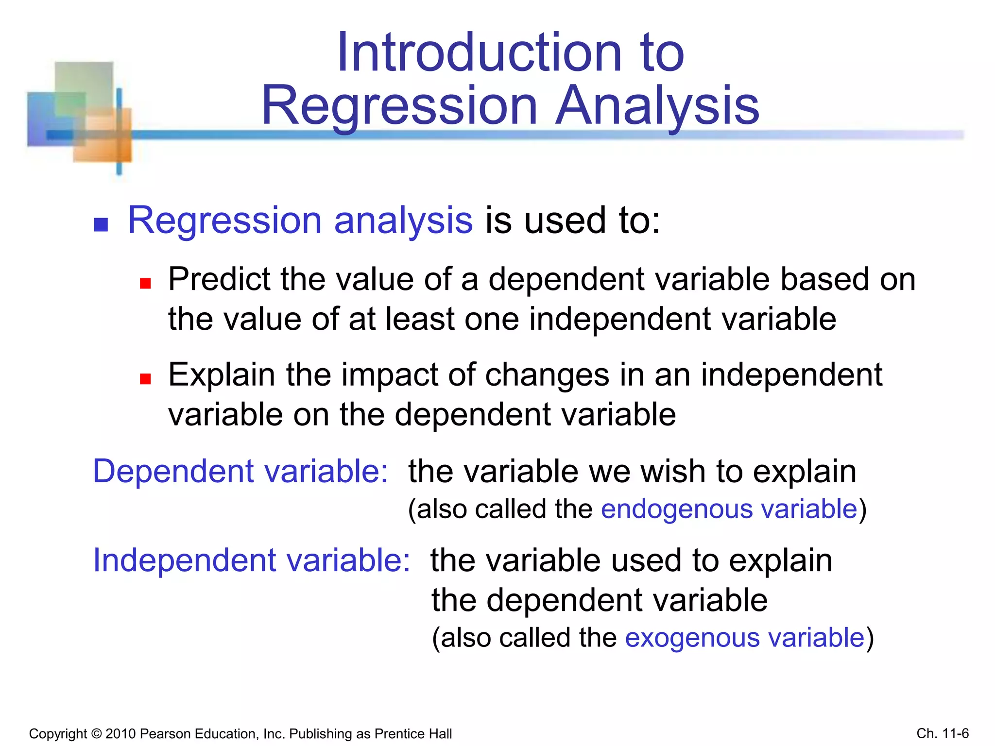 Chap11 simple regression | PPT