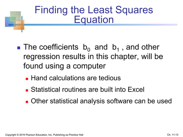 Chap11 simple regression | PPTX
