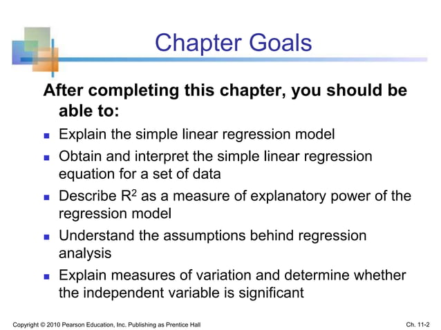 Chap11 simple regression | PPTX
