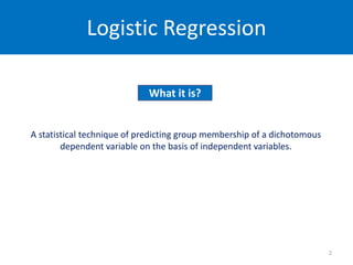 Logistic Regression in Sports Research | PPTX
