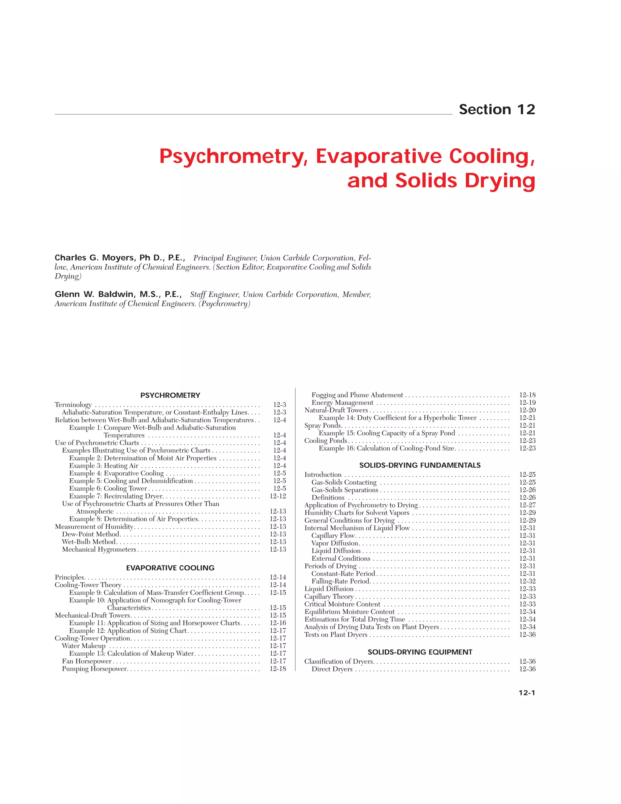 Perry’s Chemical Engineers’ Handbook 7ma Ed Chap 12 | PDF