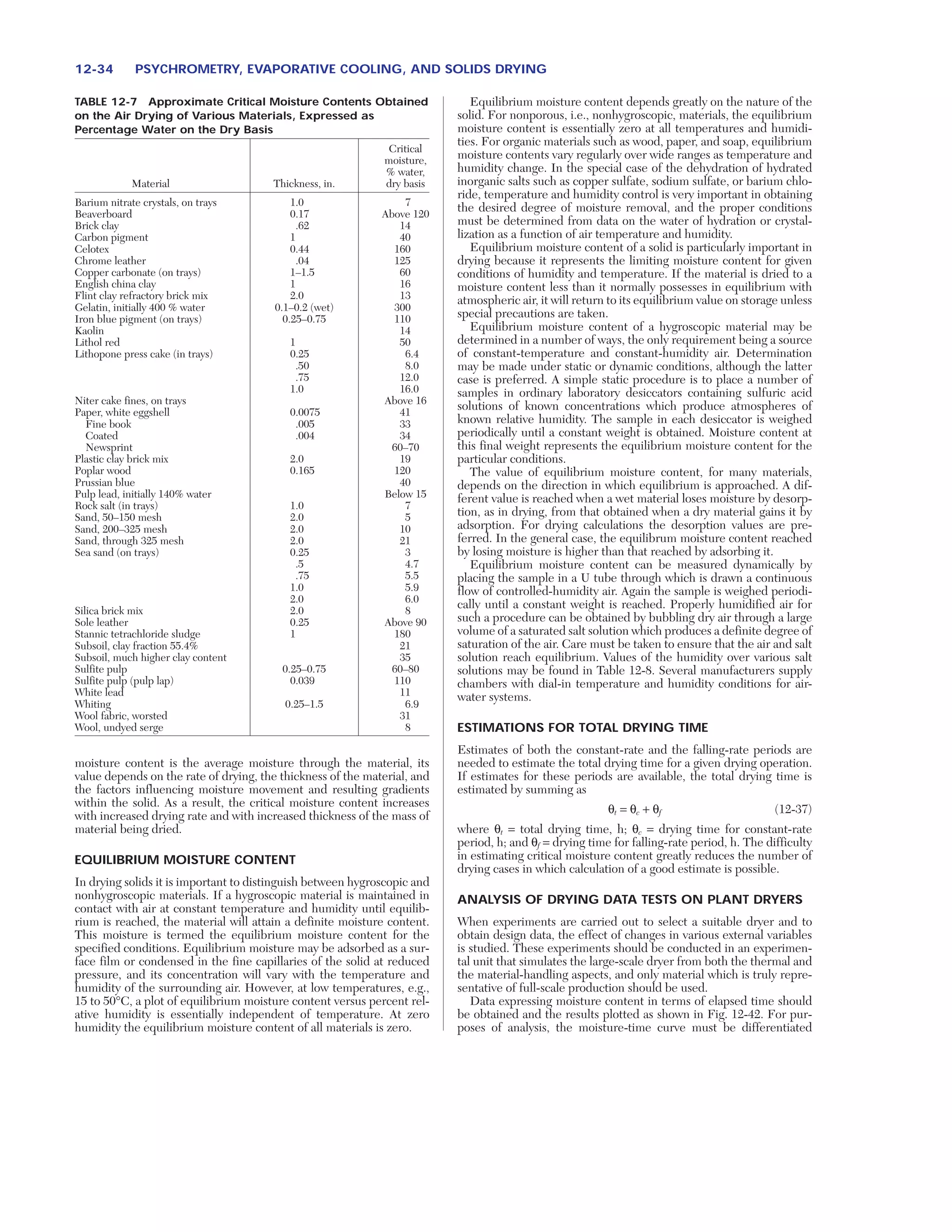Perry’s Chemical Engineers’ Handbook 7ma Ed Chap 12 | PDF | Weather | Science