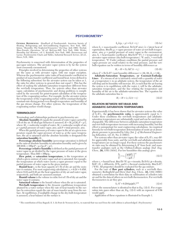 Perry’s Chemical Engineers’ Handbook 7ma Ed Chap 12 | PDF | Weather ...