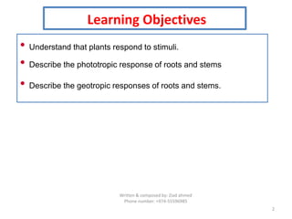 IGCSE Biology Chap 12 chemical coordination in plants | PDF
