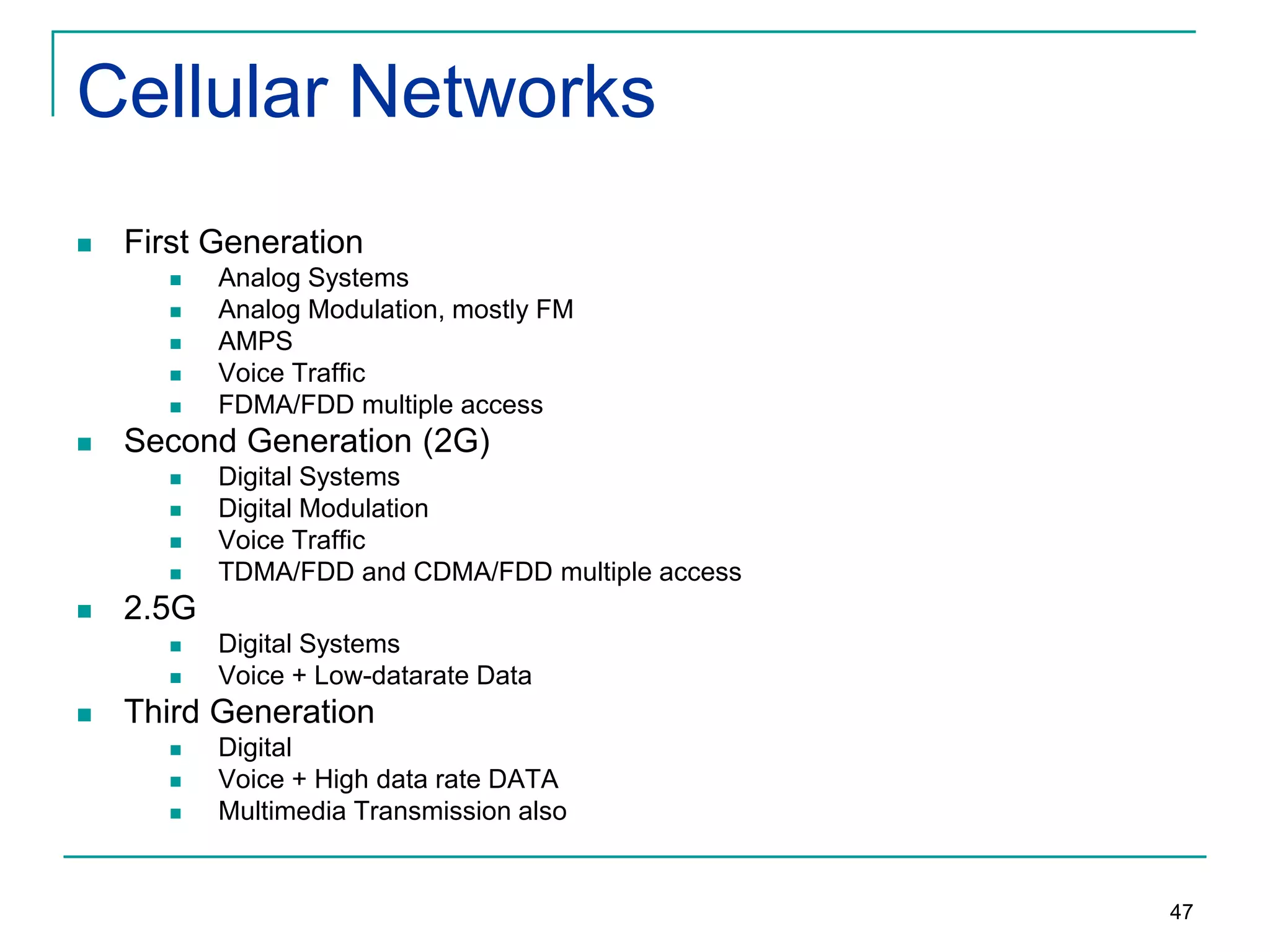 Chap 1&2(history and intro) wireless communication | PPTX | Computer Networking | Computing