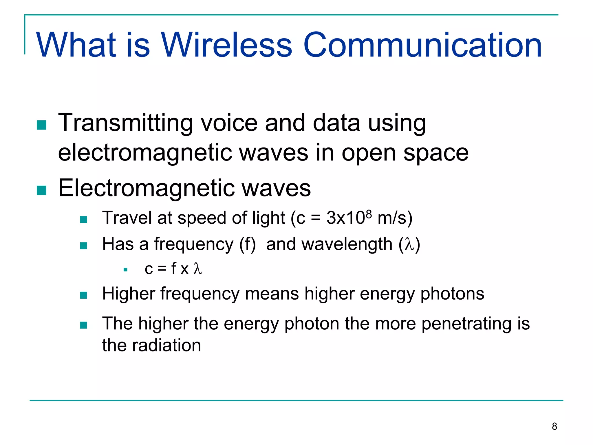 Chap 1&2(history and intro) wireless communication | PPTX
