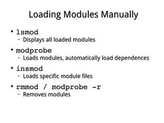 Linux fundamental - Chap 12 Hardware Management | PDF | Operating Systems | Computer Software ...