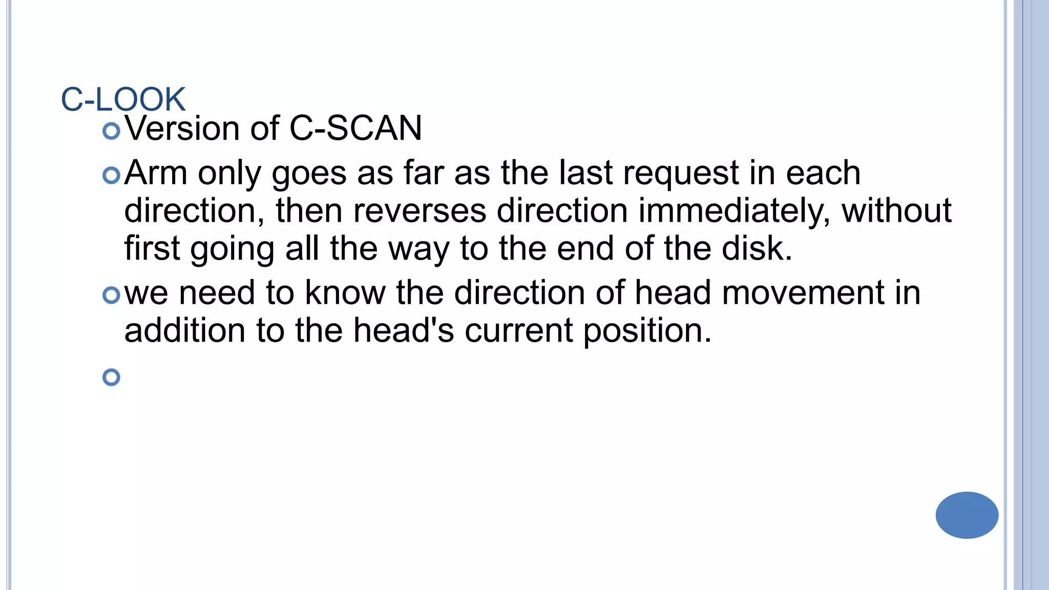 secondary storage structure :disk arm scheduling in OS | PPTX ...