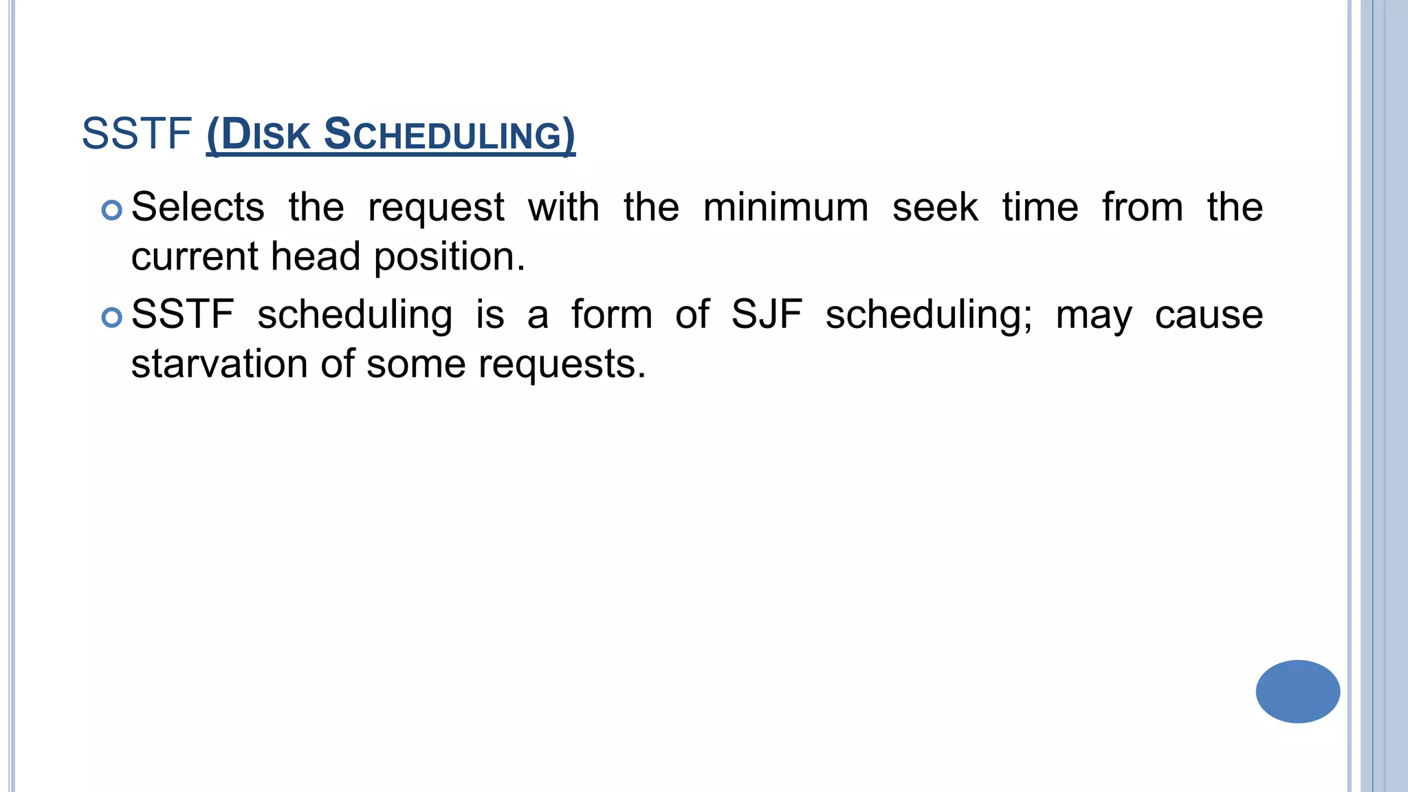 secondary storage structure :disk arm scheduling in OS | PPTX | Operating Systems | Computer ...