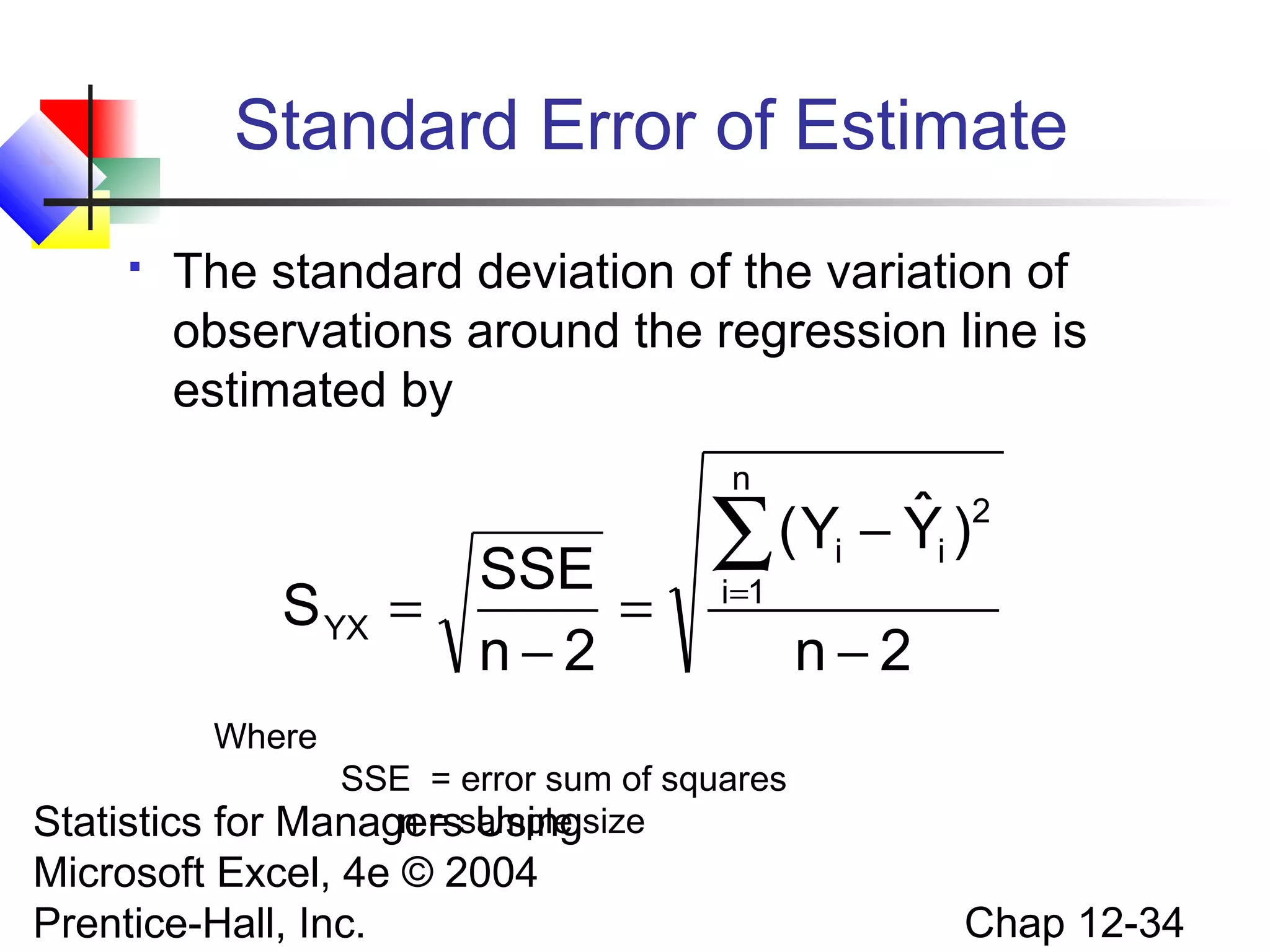 Chap12 simple regression | PPT