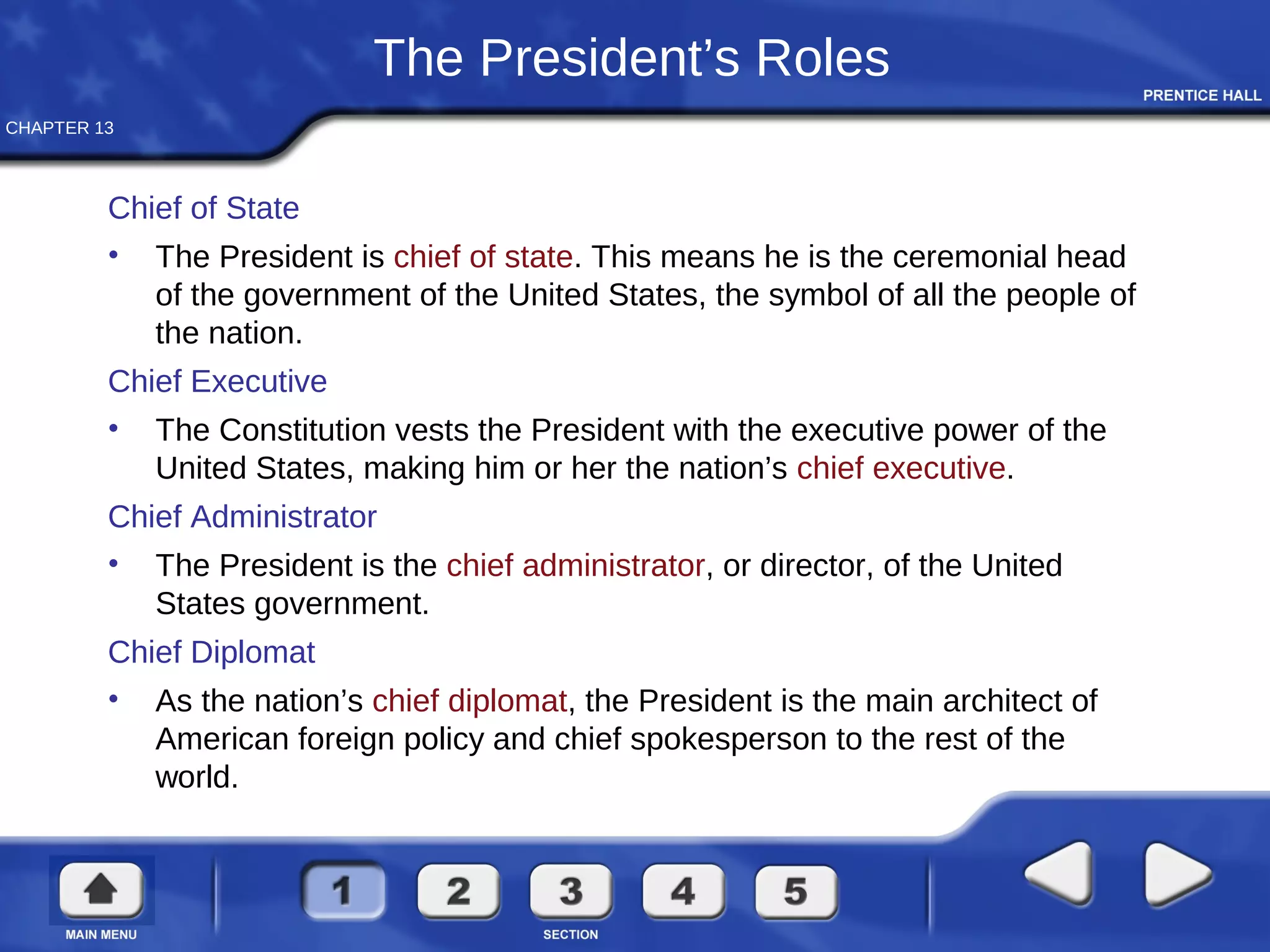 The Presidency | PPT