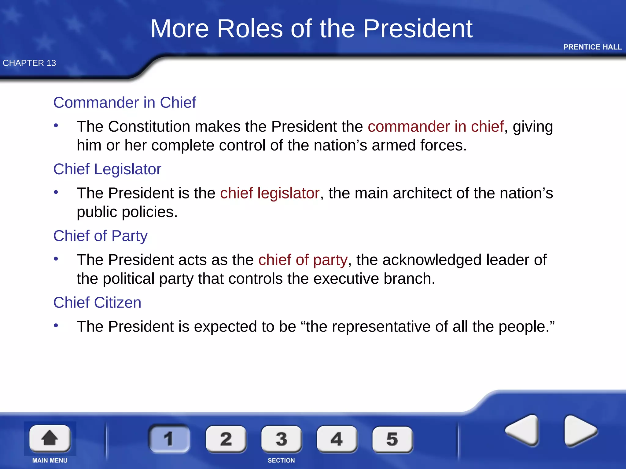The Presidency | PPT
