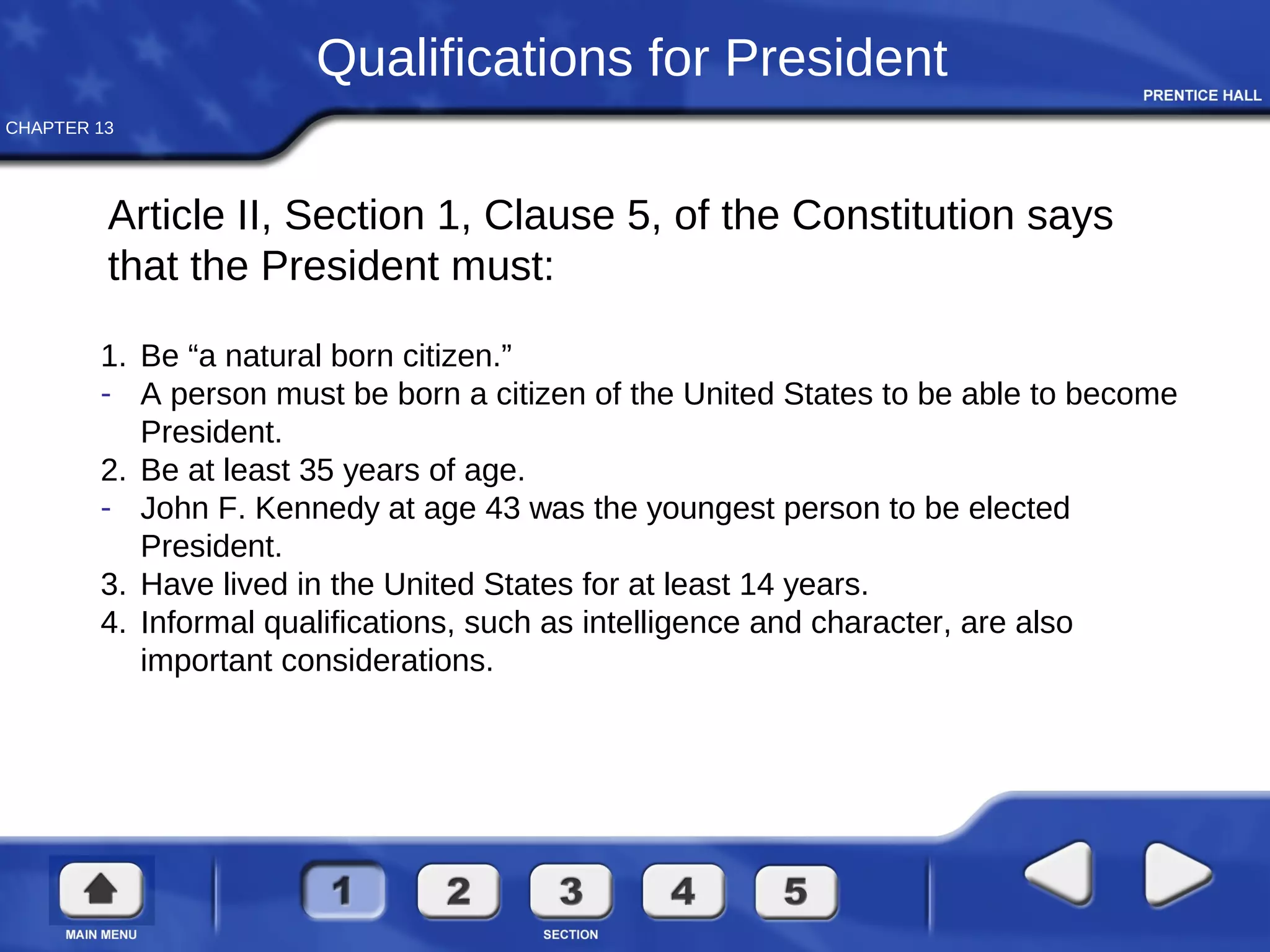 The Presidency | PPT