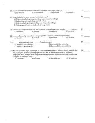 Chap 13 16 Exam Prep, Answers | PDF