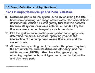 Pump selection and application | PPT