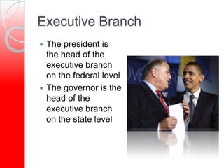 Chap 13. the executive branch | PPTX