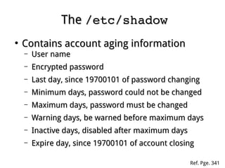 Linux fundamental - Chap 13 account management | PPT