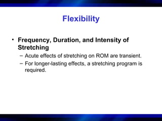 Warm Up and Flexibility | PPT