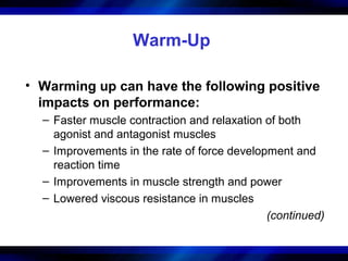 Warm Up and Flexibility | PPT