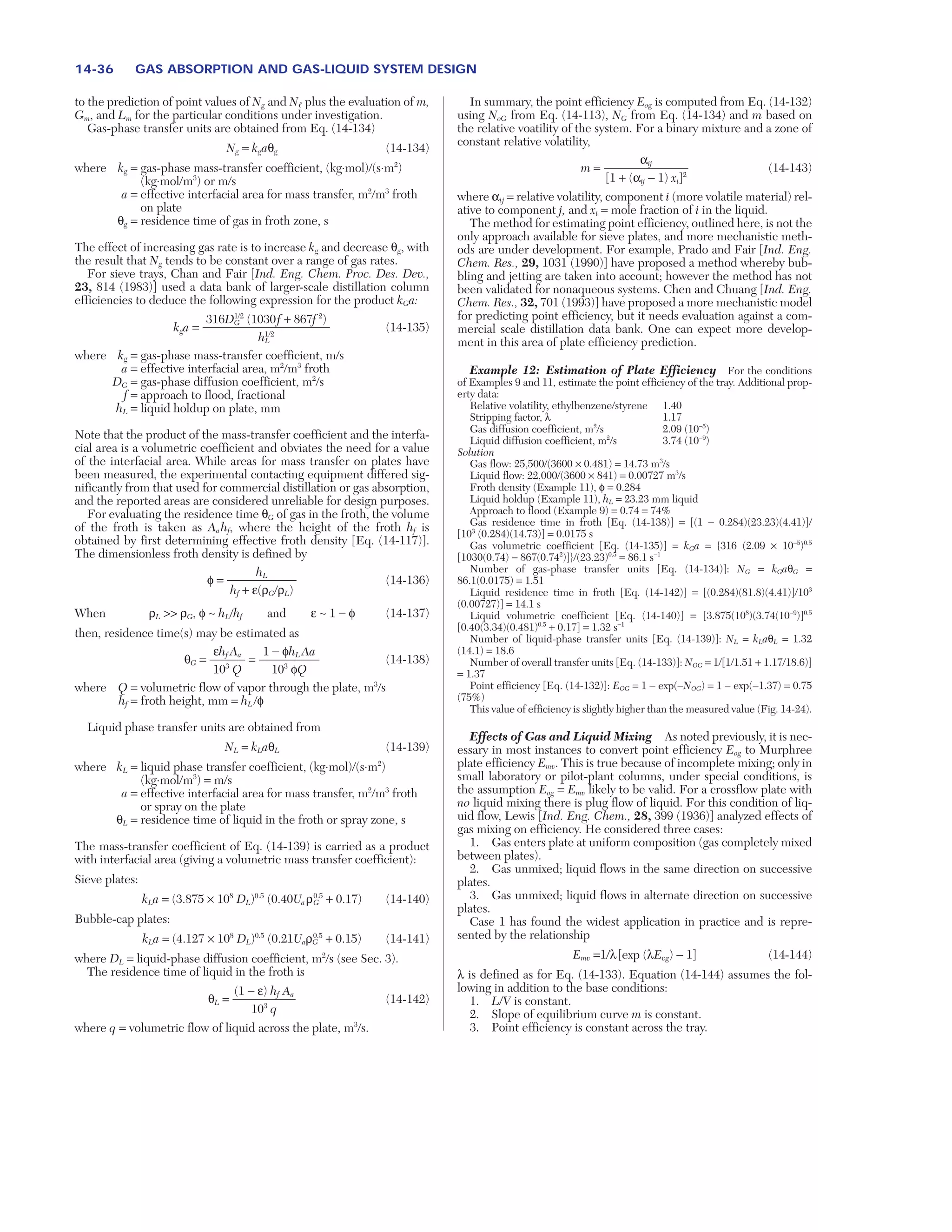 Perry’s Chemical Engineers’ Handbook 7ma Ed Chap 14 | PDF