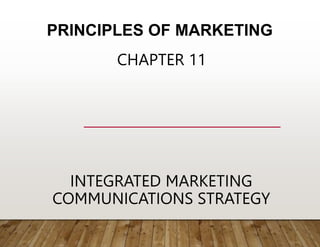 Principles of Marketing - Integrated Marketing Communication | PPT