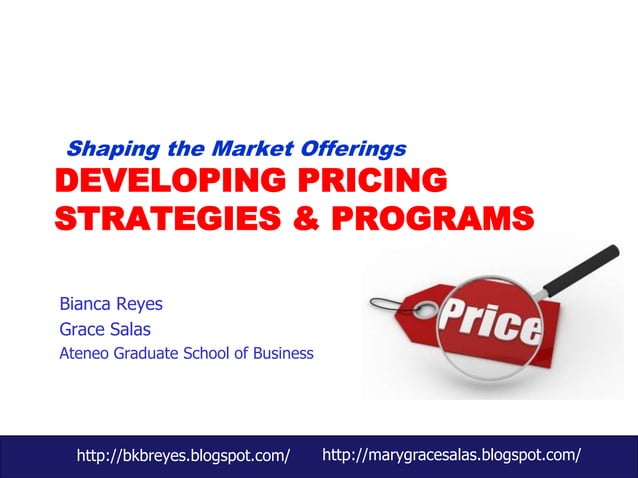 Chap 14 Developing Pricing Strategies & Programs | PPT