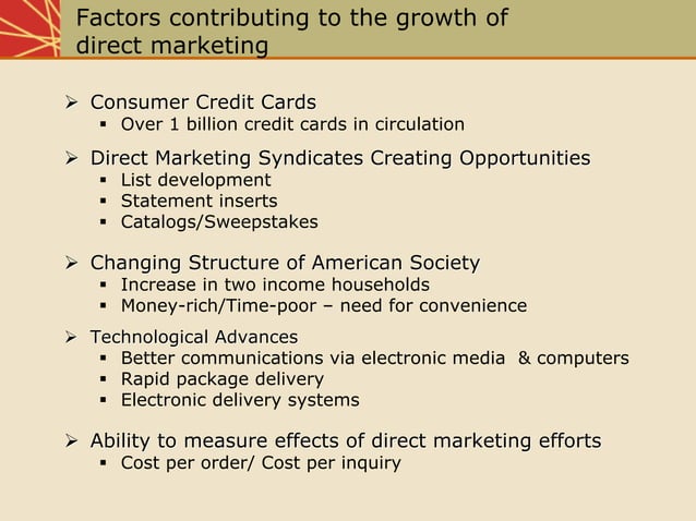 direct marketing | PPT