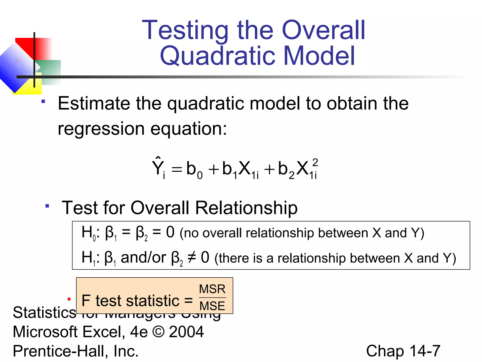 multiple regression model building | PPT