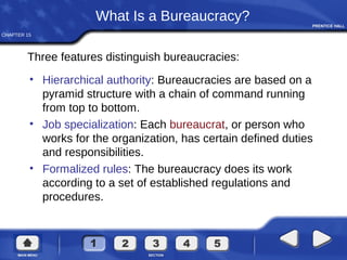 Government at Work: The Bureaucracy | PPT
