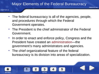 Federal Bureaucracy Pyramid