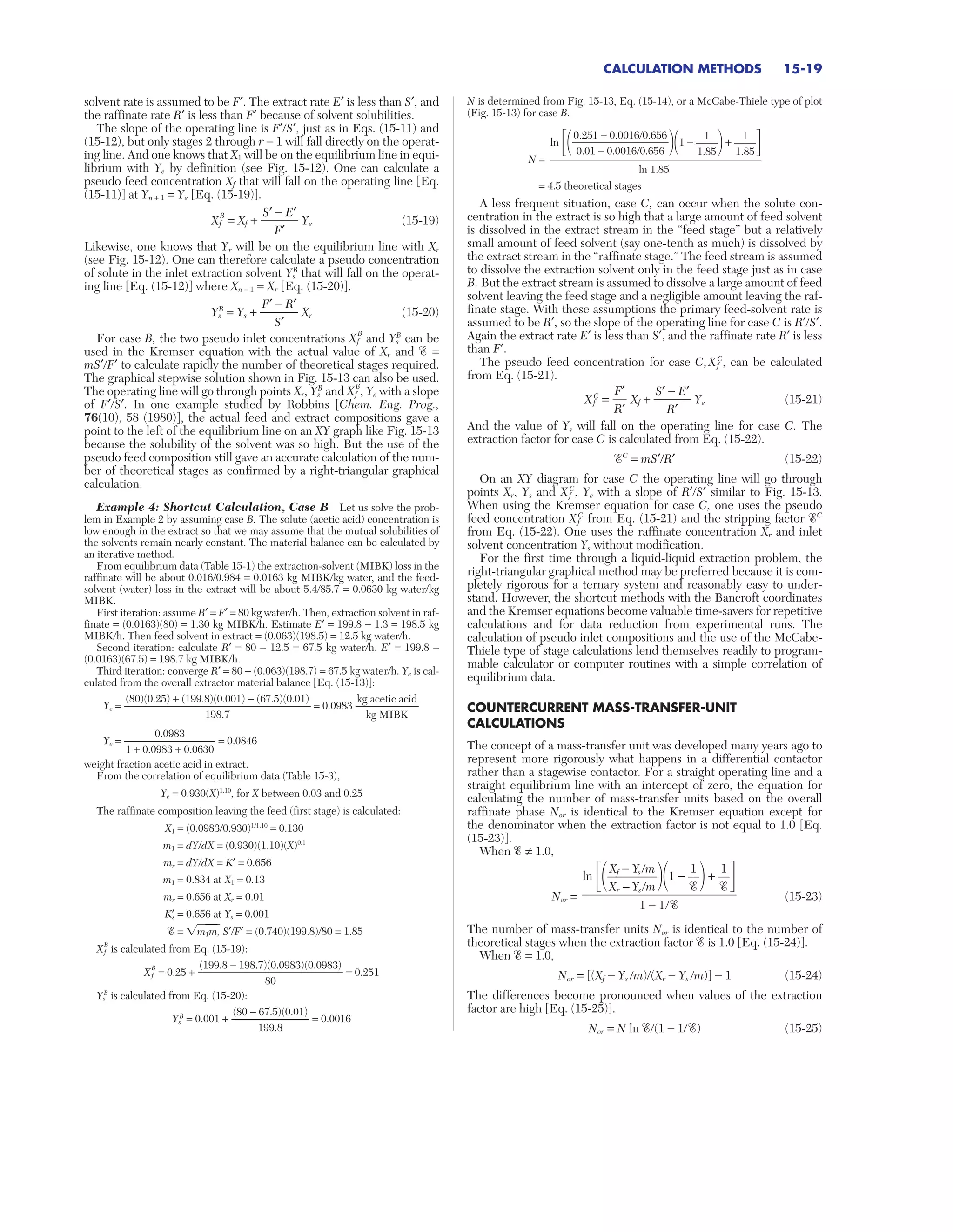 Perry’s Chemical Engineers’ Handbook 7ma Ed Chap 15 | PDF