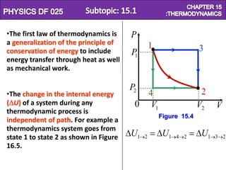 Chapter 15=Thermodynamics | PPTX
