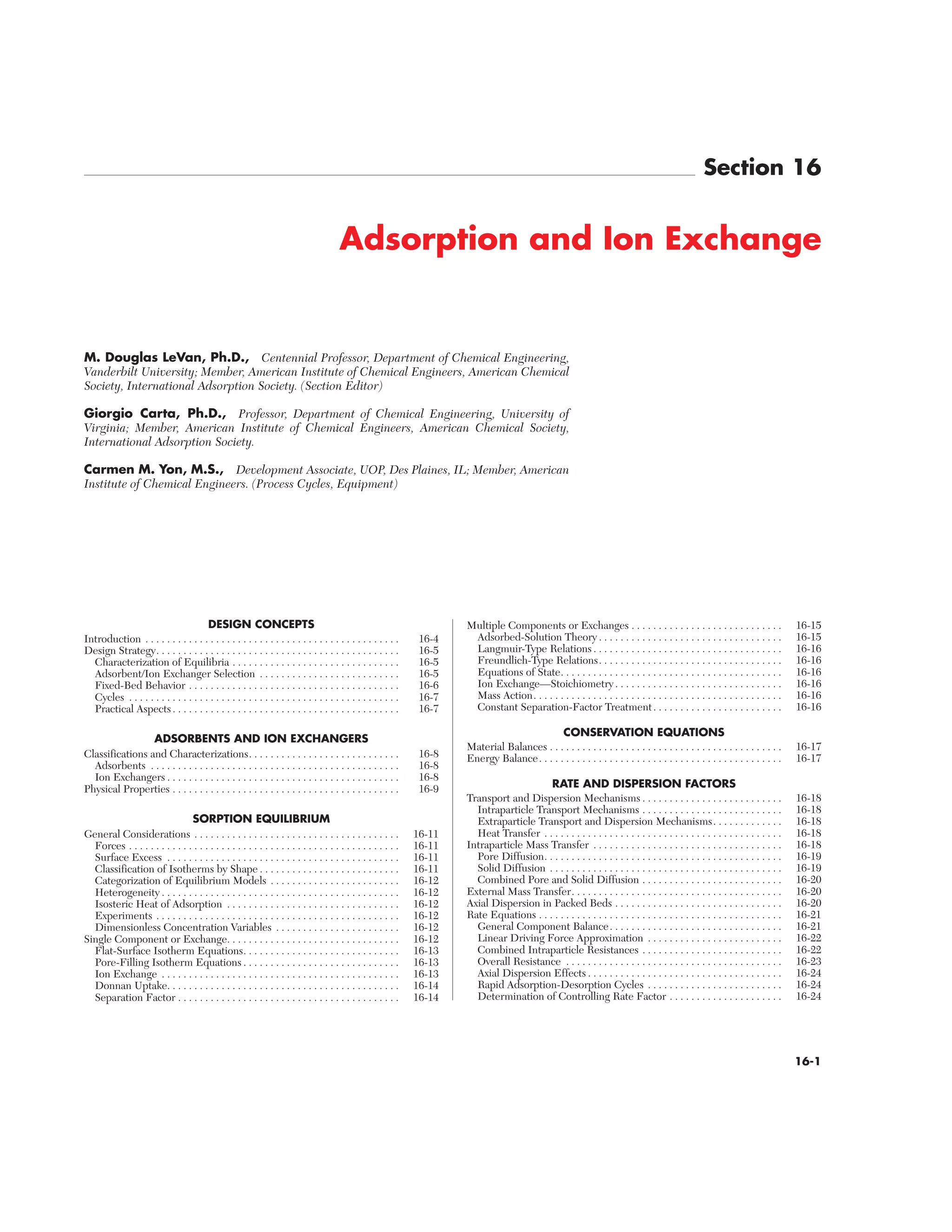 Perry’s Chemical Engineers’ Handbook 7ma Ed Chap 16 | PDF