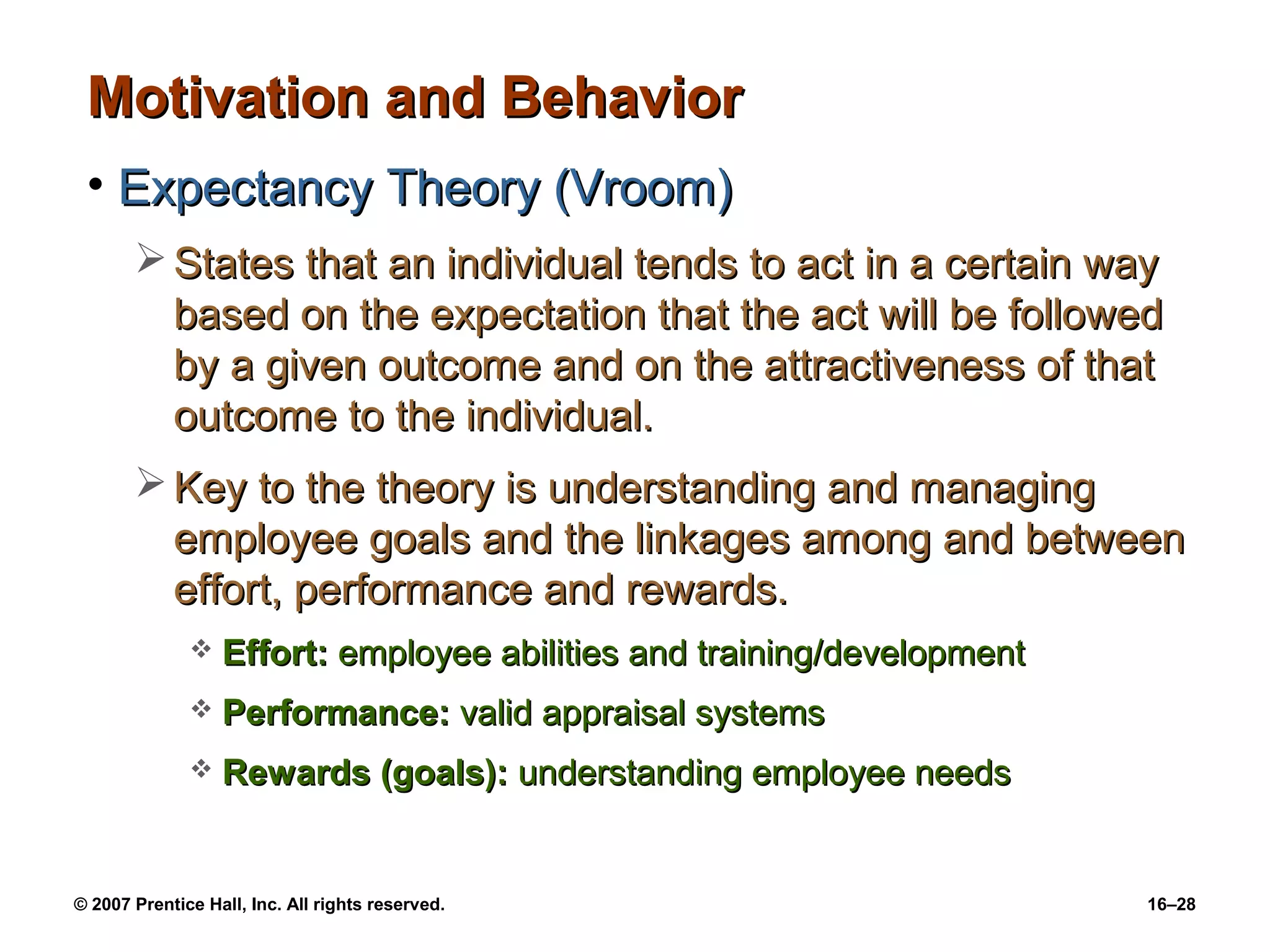 motivation theory in management | PPT