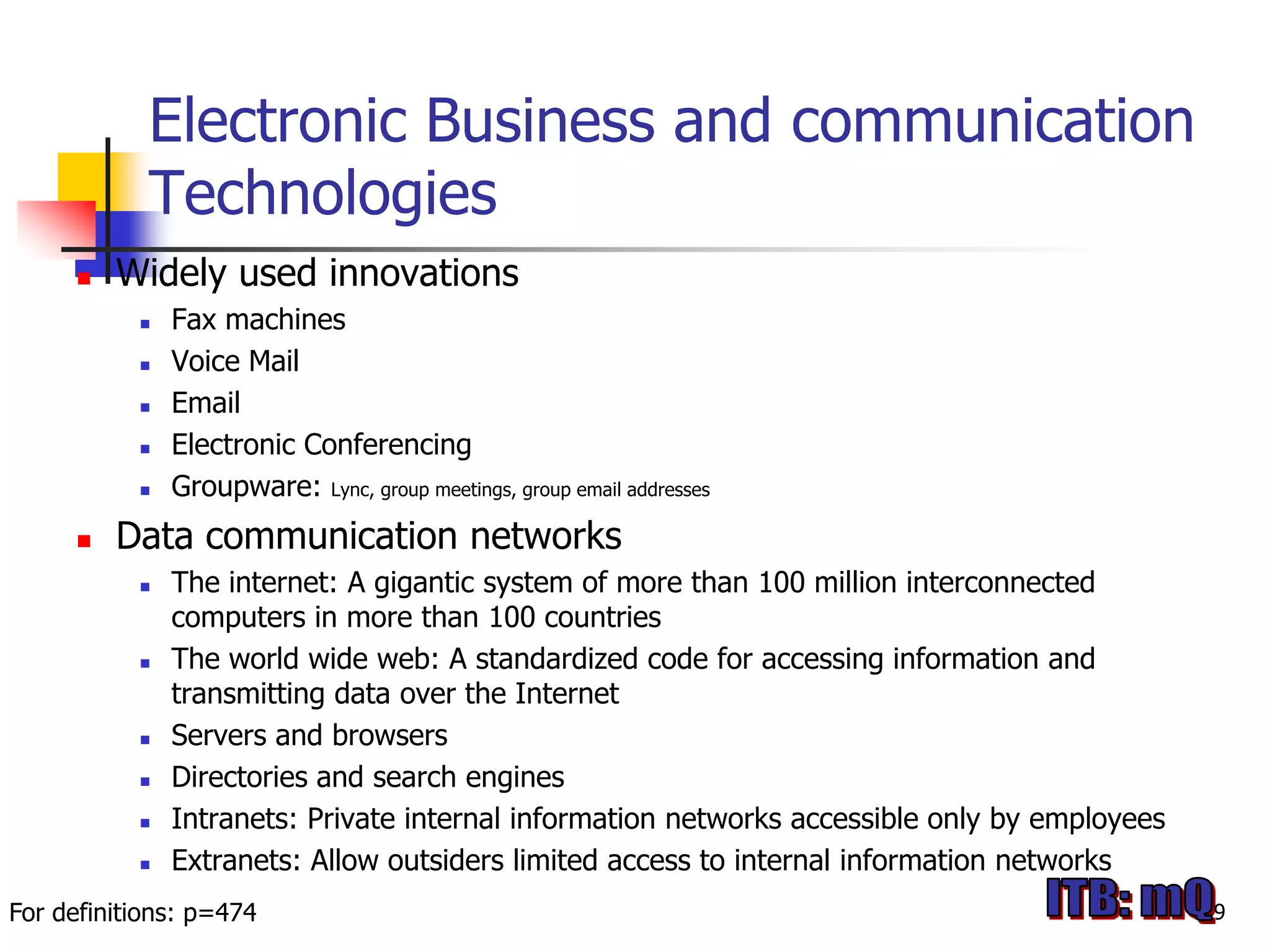 Chap 17 managing information systems and communication technology | PPTX | Computer Networking ...