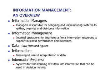 Chap 17 managing information systems and communication technology ...