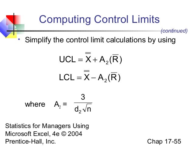 Chap17 statistical applications on management