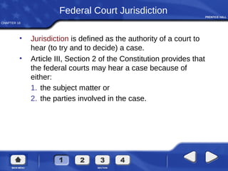 The Federal Court System | PPT