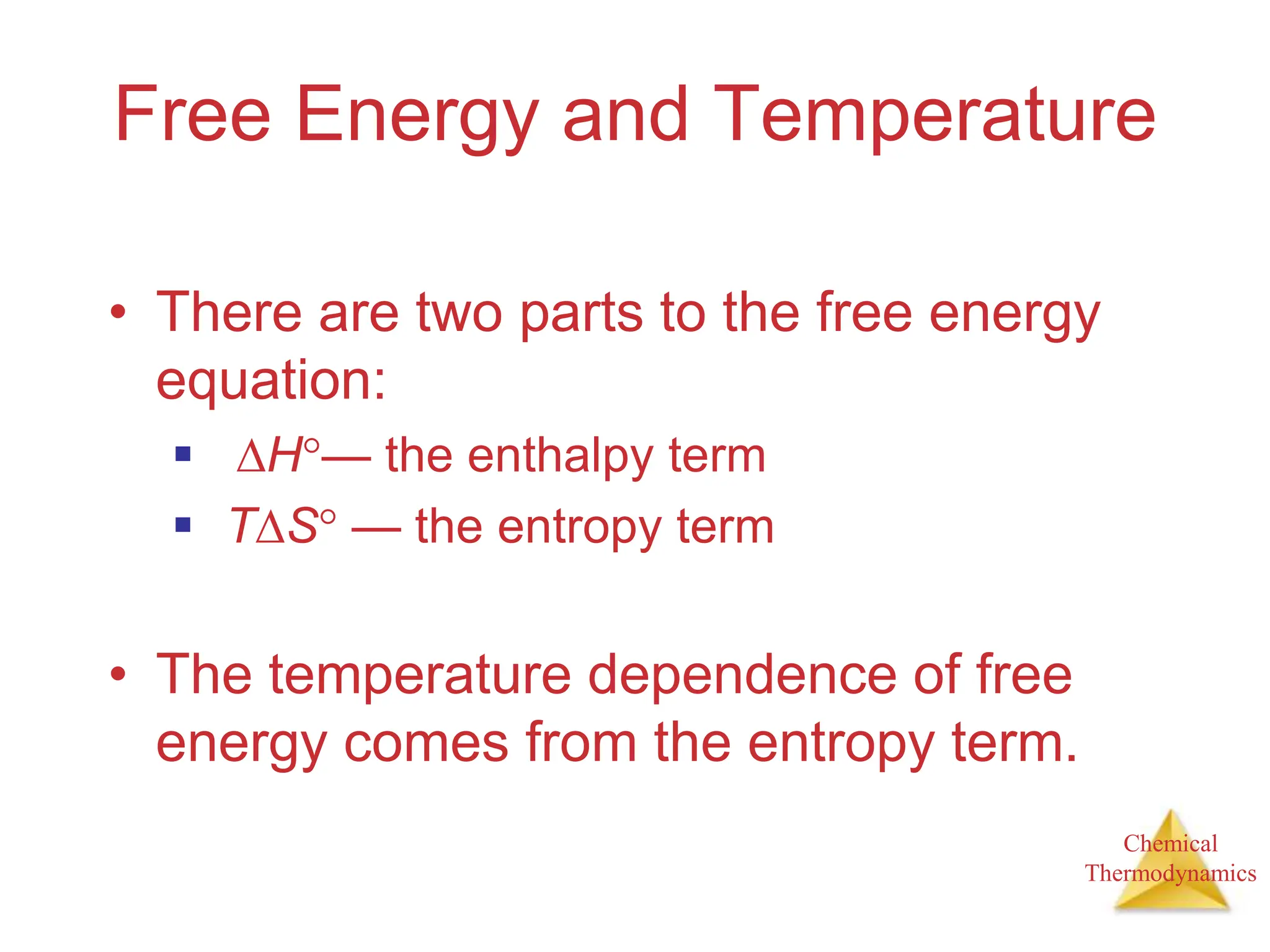 Important Notes on chemical thermodynamic | PPT