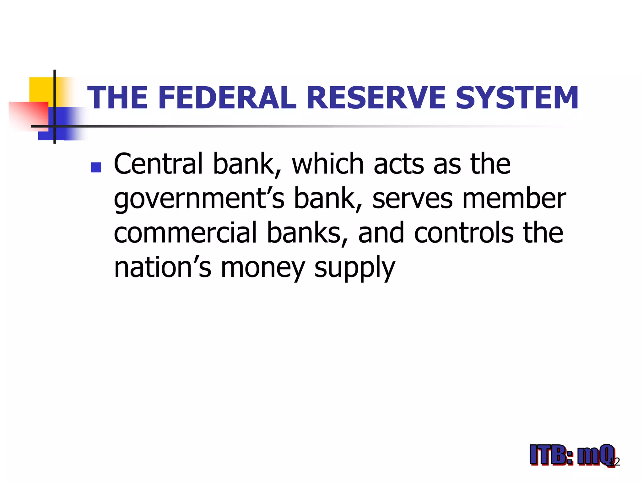 Chap 19 understanding money and banking | PPTX