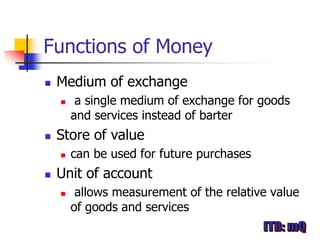 Chap 19 understanding money and banking | PPT