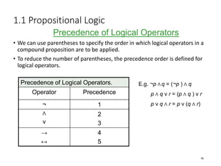 Discrete mathematics Chapter1 presentation.ppt