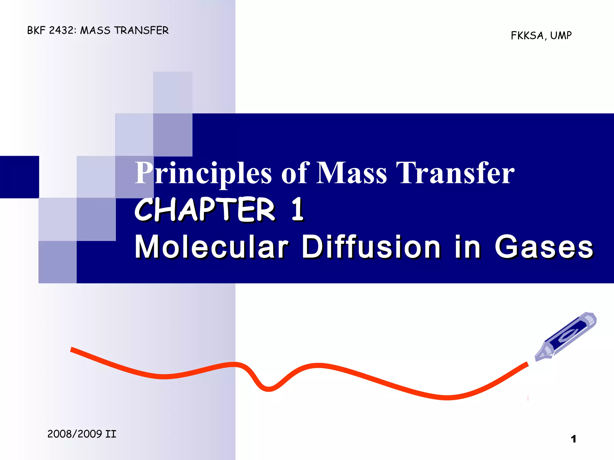 Chap 1(a) molecular-diffusion_in_gas(2) | PPT