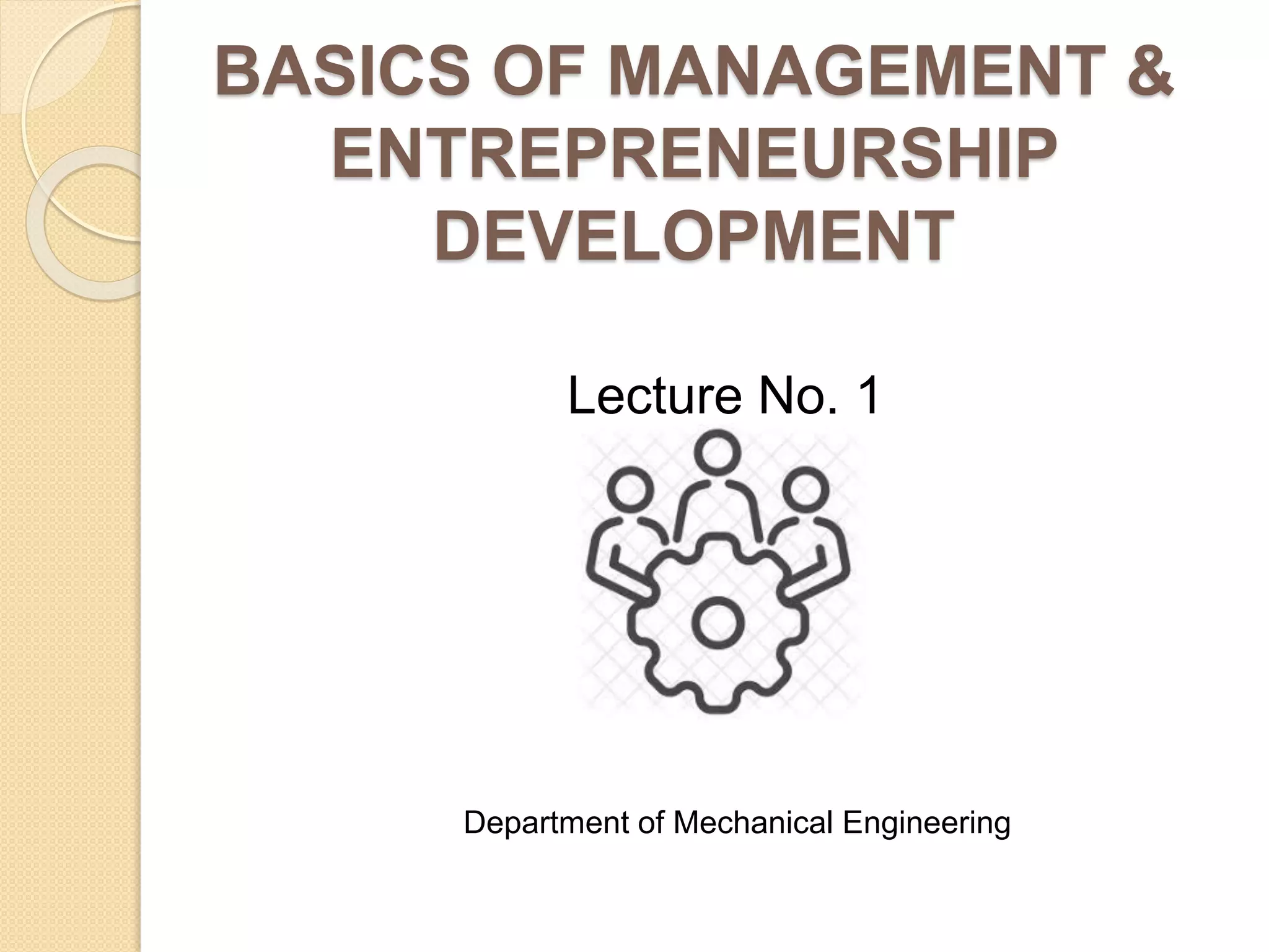 Basic of Management | PPT