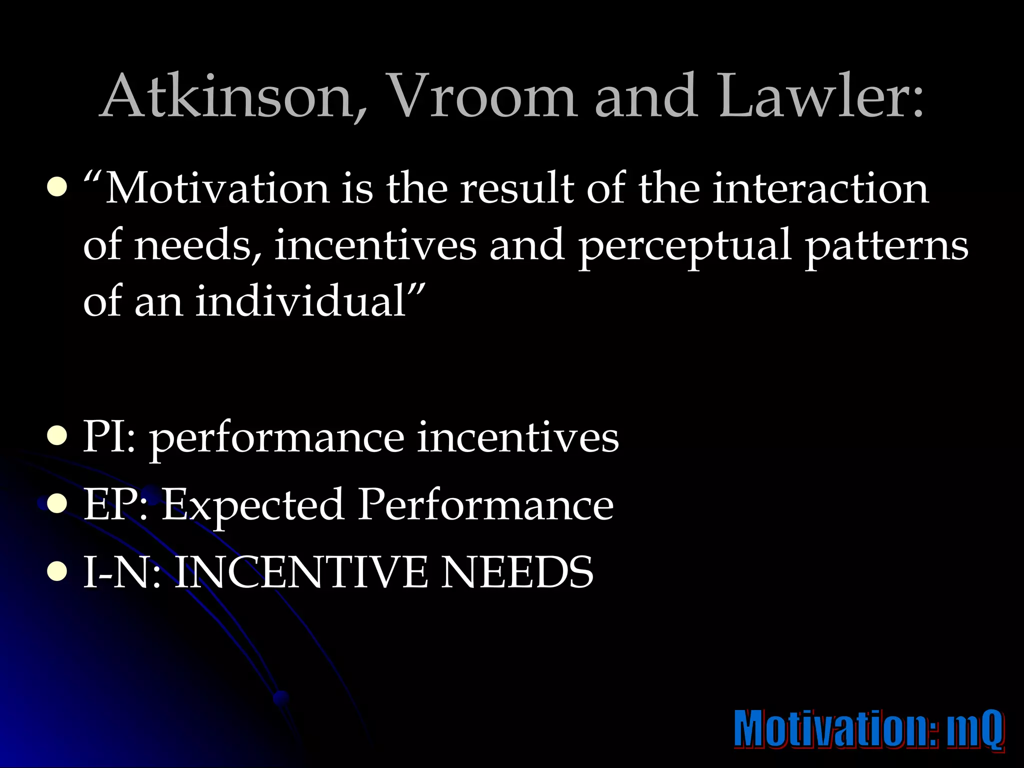 Chap 1 An Introduction To Motivation | PPT