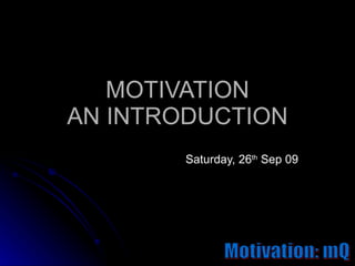 Chap 1 An Introduction To Motivation | PPT