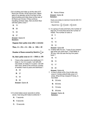 Chap 1 arithmetical reasoning | PDF