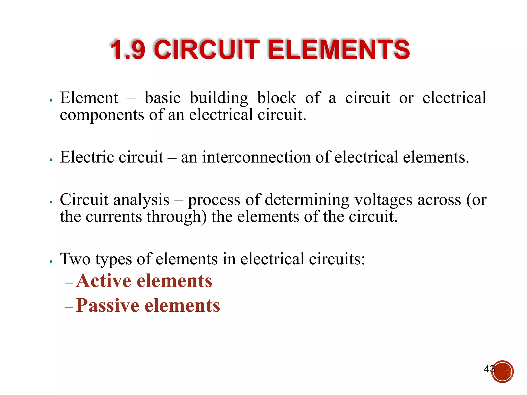 Chapter 1: Introduction to Principles of Electric and Electronics | PDF